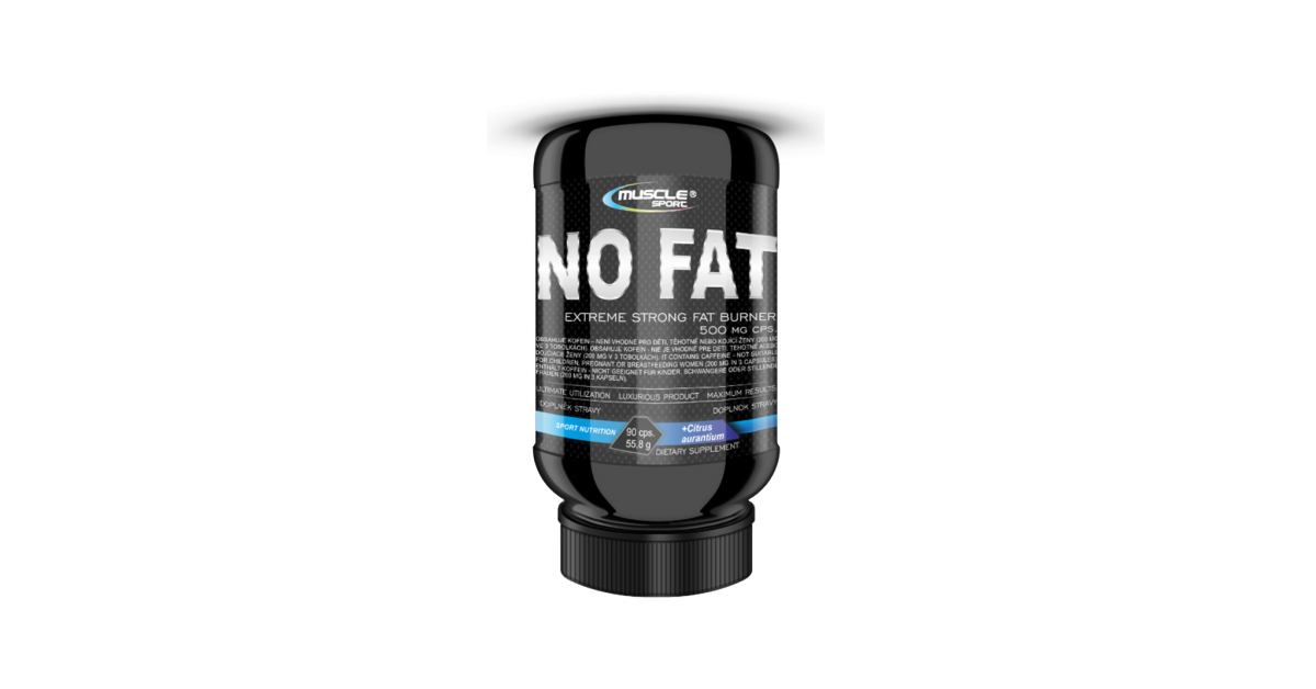 Musclesport NO FAT extreme strong fat burner - 90 kapslí | Fitnessdk