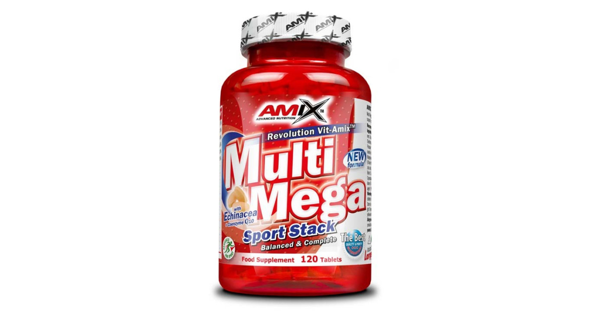 Amix - MultiMega Stack - 120 tablet | Fitnessdk